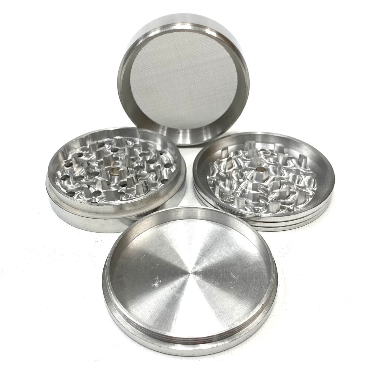 Large Steel 4 Part Grinder 3” 80mm - Puffr