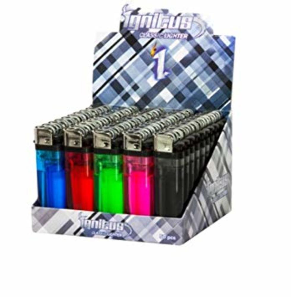Ignitus Clear Boy Butane Lighters (50 Pack) - Puffr