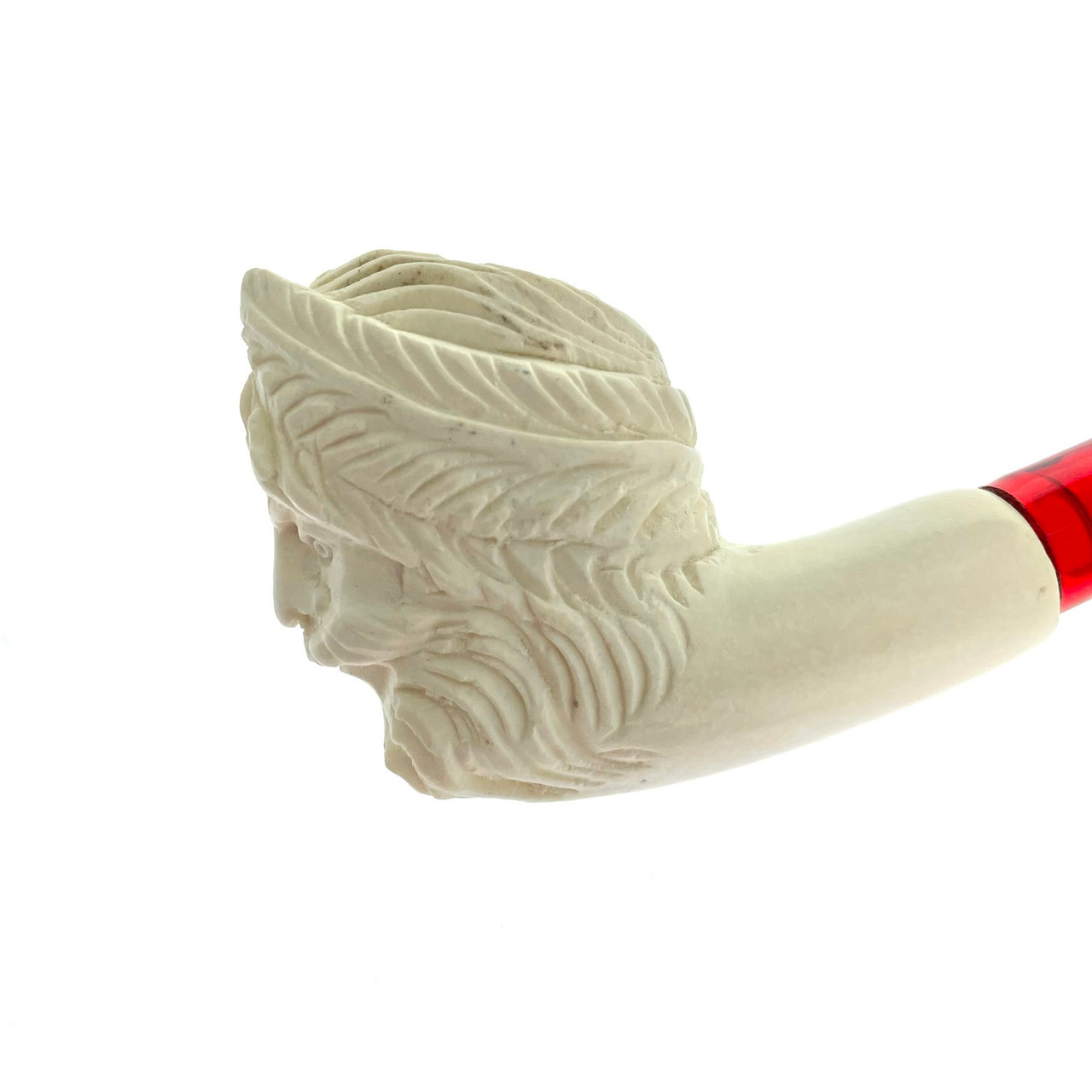 Mini Zeus Pipe With Case Paykoc Genuine Block Meerschaum M60049 - Puffr