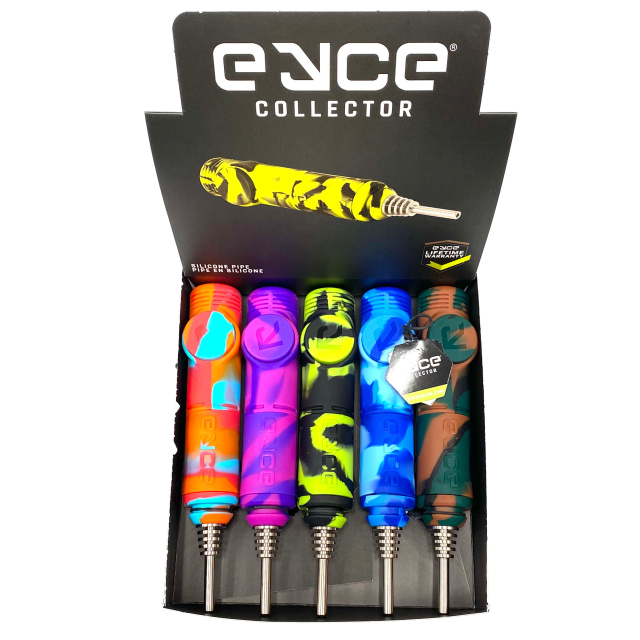Eyce Collector Titanium Silicone Pipe 1 Count Assorted Colors - Puffr