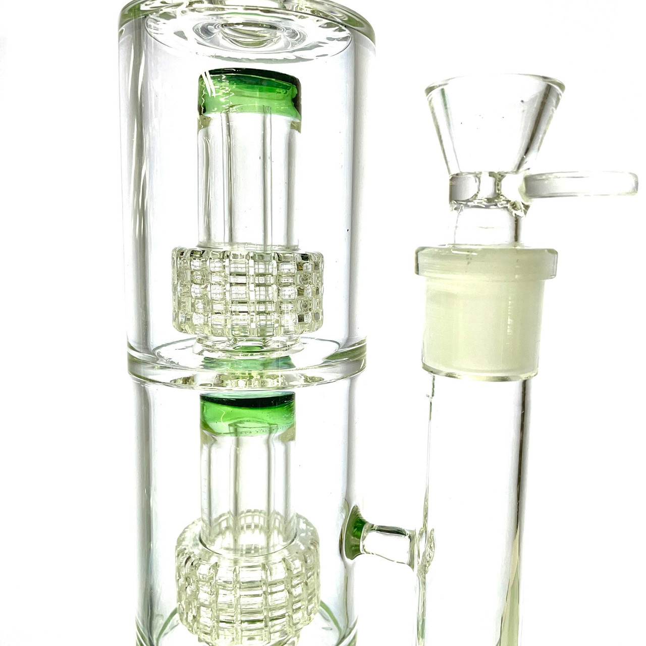 Tall Double Matrix Water Pipe 1 Count Assorted Color - Puffr