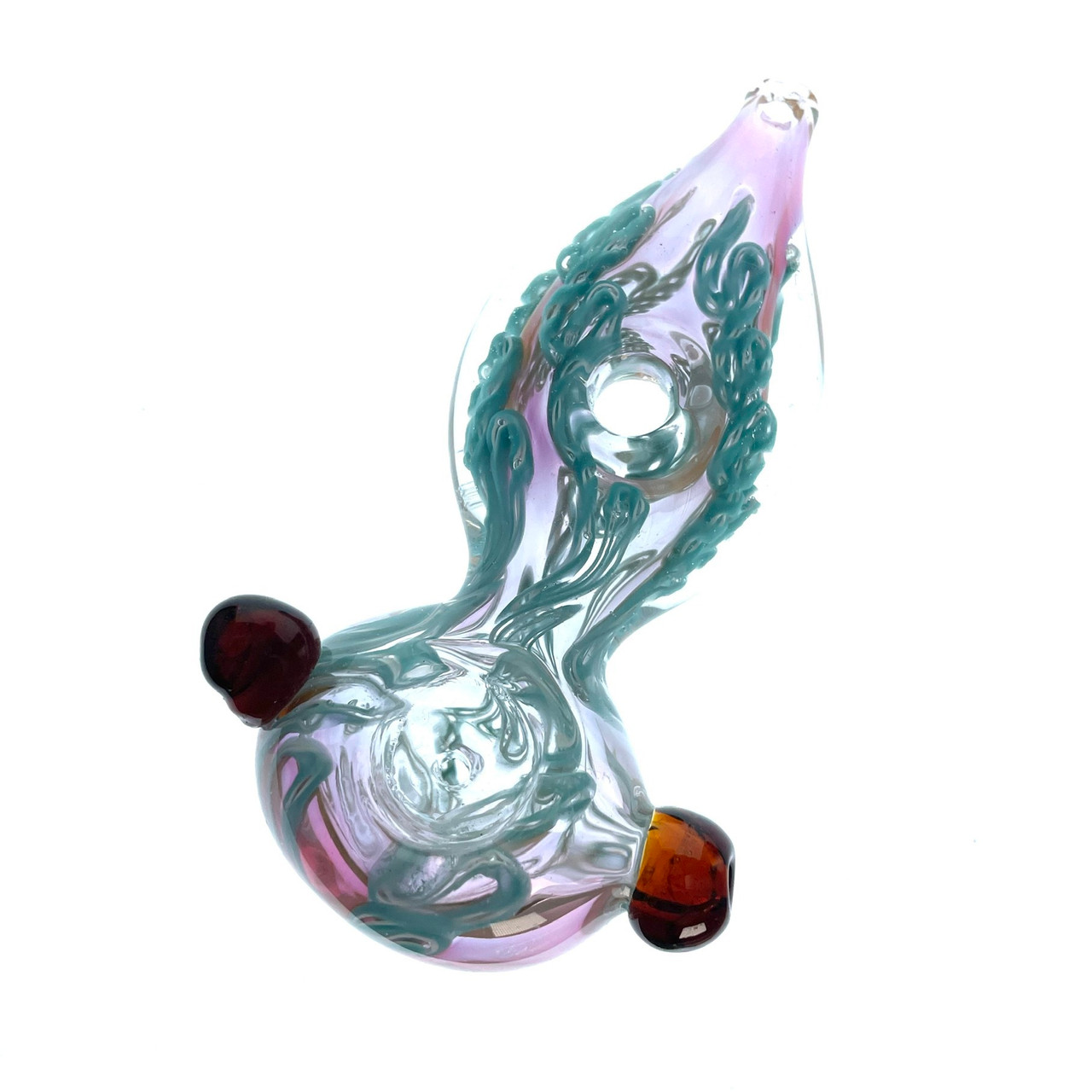 4" Fancy Frit Hand Pipe 1 Count Assorted - Puffr