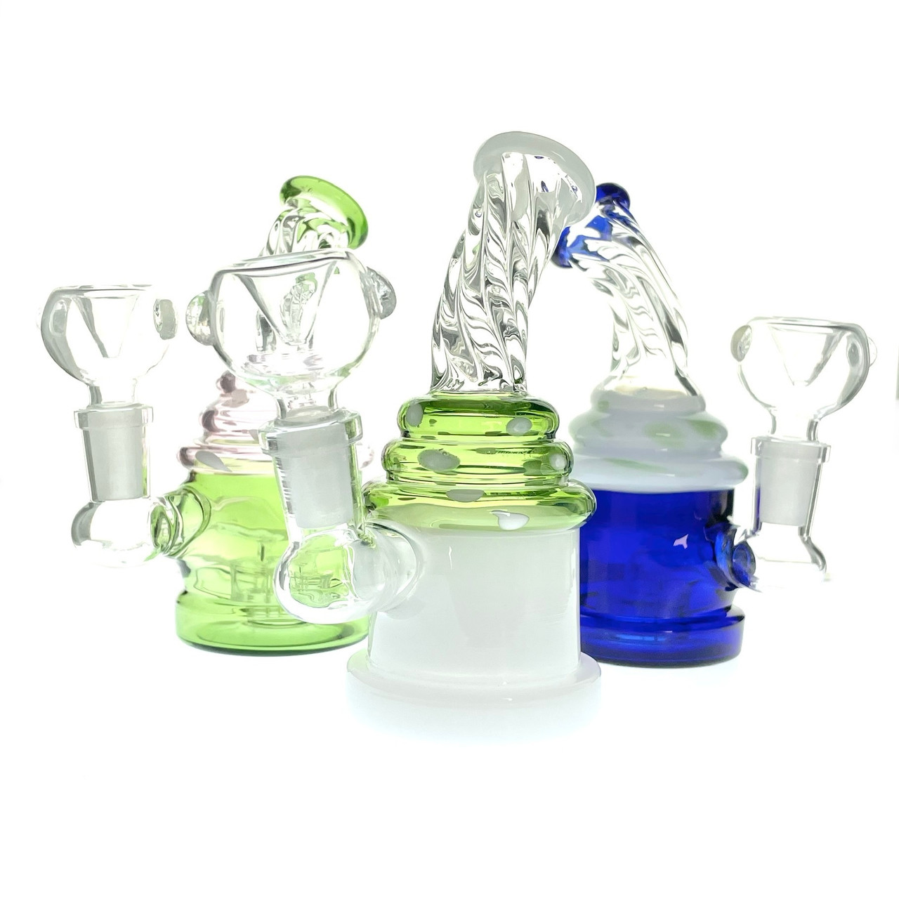 Mini Cupcake 5" Water Pipe 1 Count Assorted - Puffr