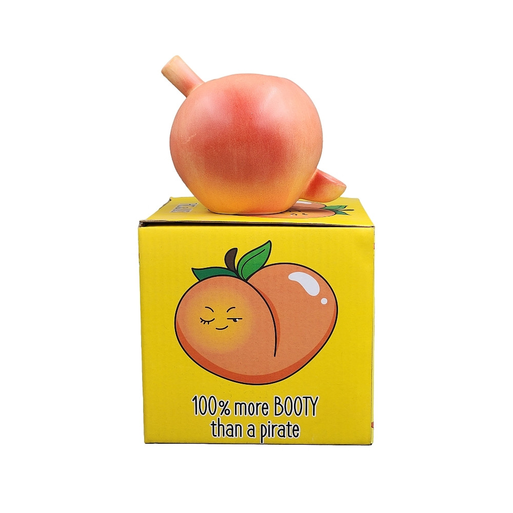 Ceramic Peach Pipe - Puffr