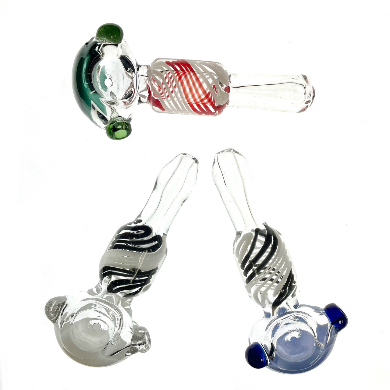 Loaded Chamber Multi Swirled Hand Pipe - Puffr