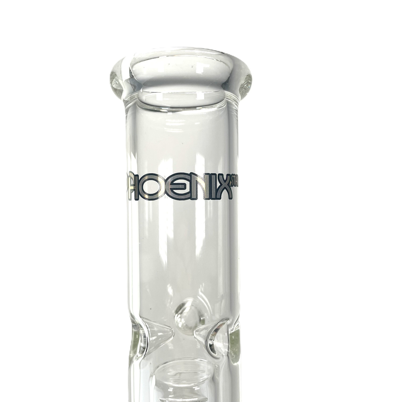 Phoenix Glass 14" Tall Beaker with Perc and Guard 1 Count - Puffr