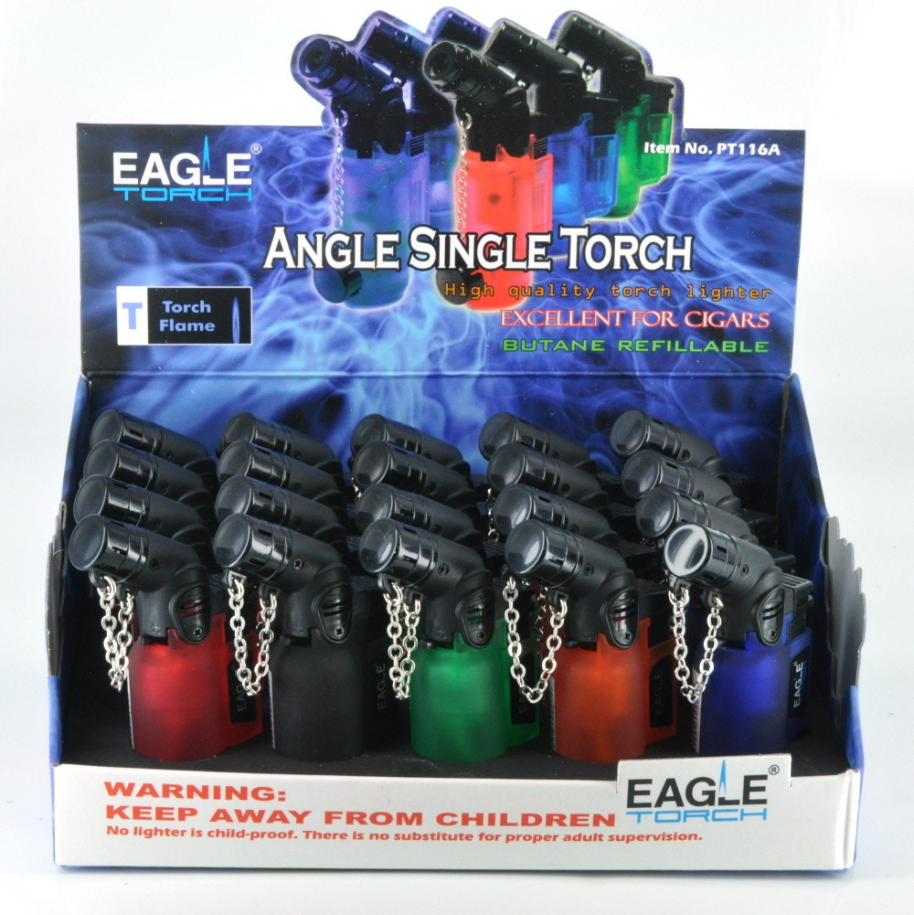 Eagle Single Flame Mini Angle Torch - Puffr
