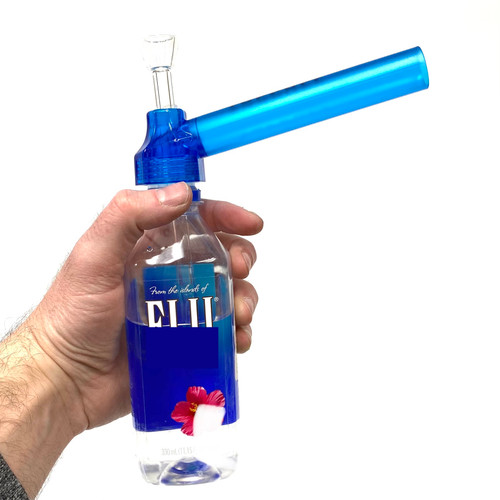 Top Puff Water Bottle Bubbler Pipe Conversion Glass Bowl 1 Count