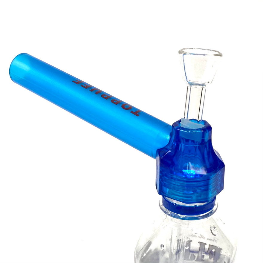 Top Puff Water Bottle Bubbler Pipe Conversion Glass Bowl 1 Count ...