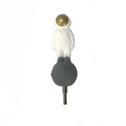 Astro Dab and Puff Man Silicone Hand Pipe Slash Nectar Collector - Puffr
