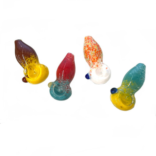 Small Tiny Lil Poo Pipe 2.5" 1 Count Assorted - Puffr
