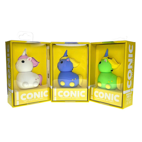 Iconic Unicorn Battery 1 Count Assorted Colors - Puffr