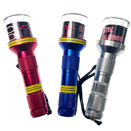 Old School Flashlight Battery Powered Grinder 1 Count Assorted Colors ...