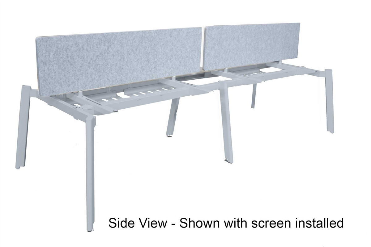Omni Easy Bench divider screen bracket, simple sturdy design with a ...