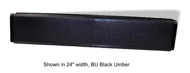 36" Non-Powered Black Umber Raceway Cable Cover for AO2 and AIS Cubicles