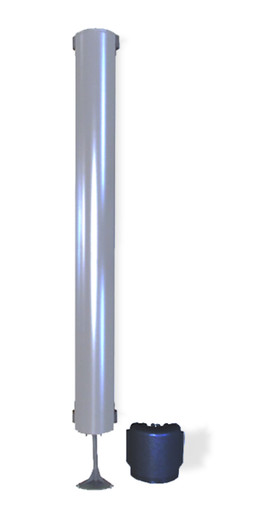 Two-Way 67"H Cubicle Panel Connector For AO1/AO2 Office System - Silver ...