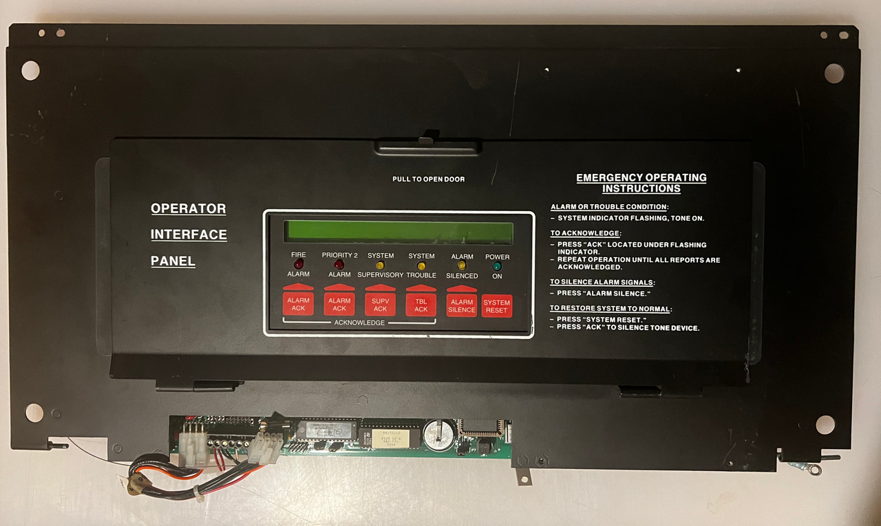 Simplex 4020-8001 Main Operator Panel - Fire Parts Liquidators LLC