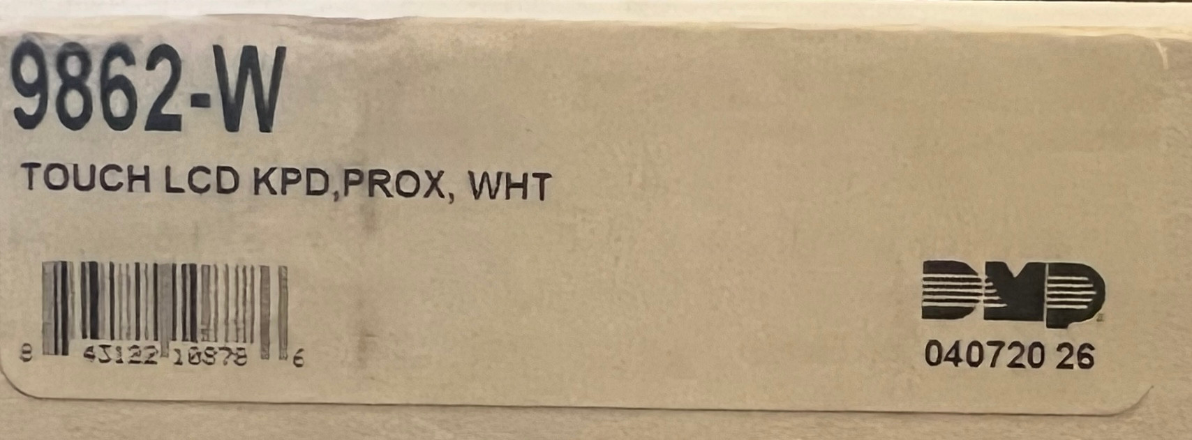 DMP 9862-W WIRELESS TOUCHSCREEN KEYPAD NIB - Fire Parts Liquidators LLC