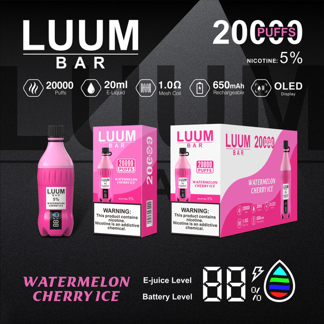 LUUM BAR 20K PUFF DISPOSABLE 5% VAPE