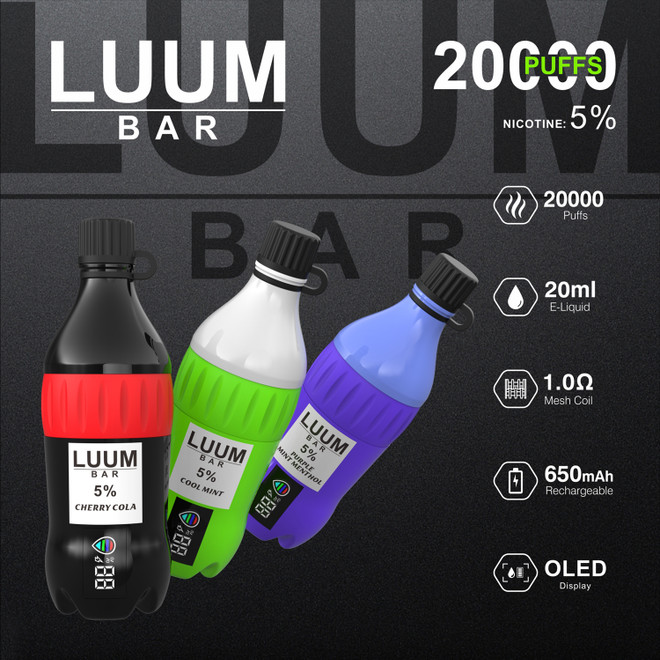 LUUM BAR 20K PUFF DISPOSABLE 5% VAPE