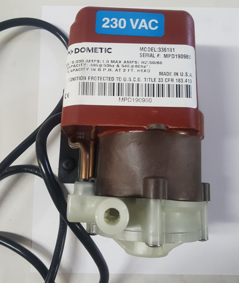 Dometic Pump, PML500C 230-220V 50/60HZ - PYA Online Parts Store