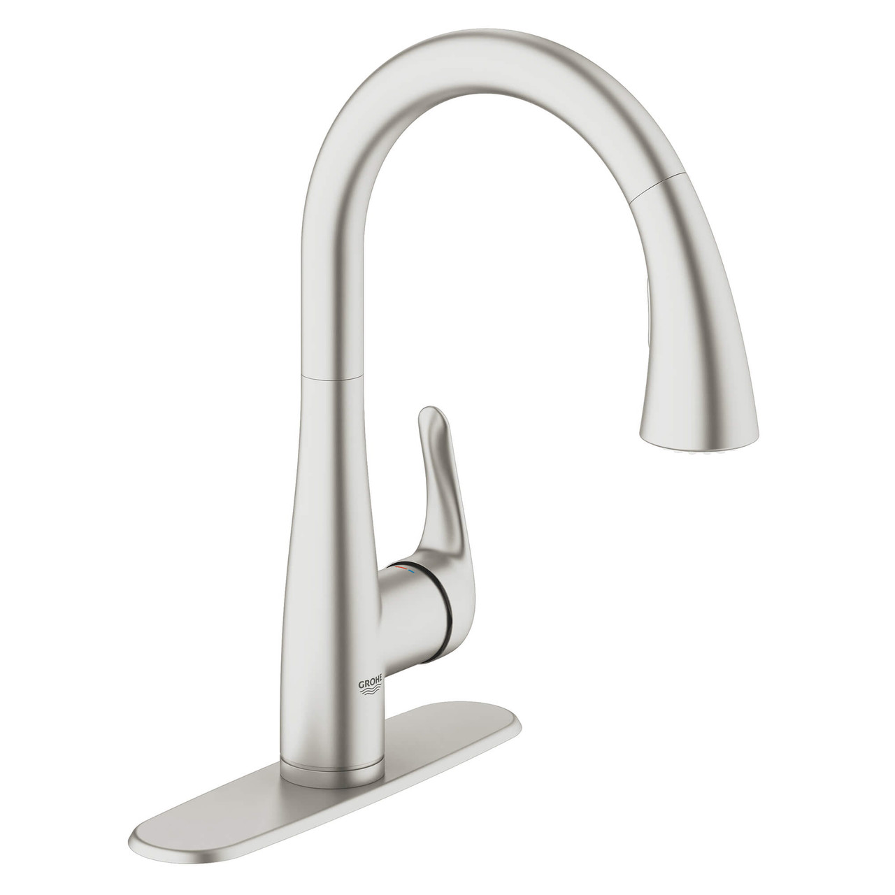 Grohe Elberon Single-Handle Pull Down Super Steel