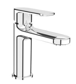 Rubi Myrto Single Lever Washbasin Faucet with Drain Chrome
