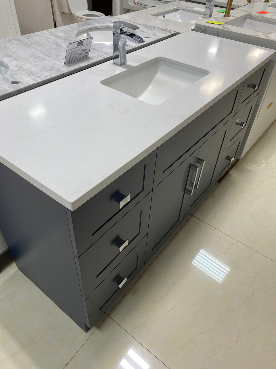 Neptune 60" Bathroom Vanity Single Sink *Display Sale*