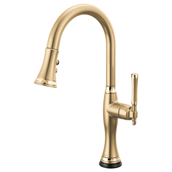 BRIZO™ TULHAM™ SmartTouch® Pull-Down Kitchen Faucet - Brilliance® Luxe Gold® / Brilliance ...