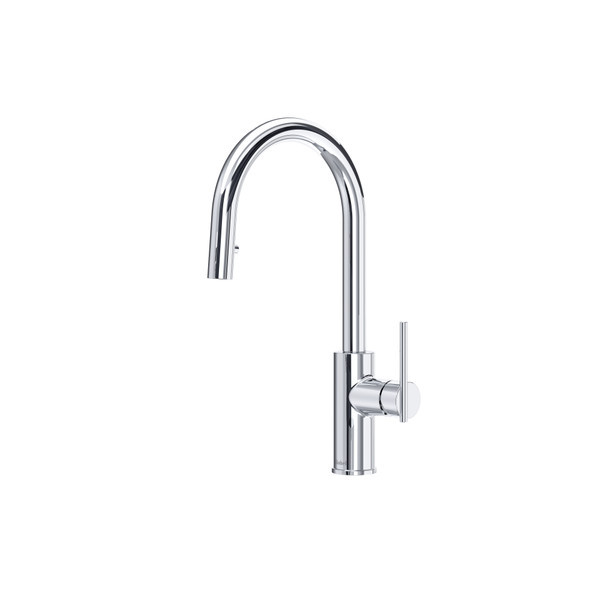 Riobel Lateral Pull-Down Kitchen Faucet With Single Spray - Stainless ...