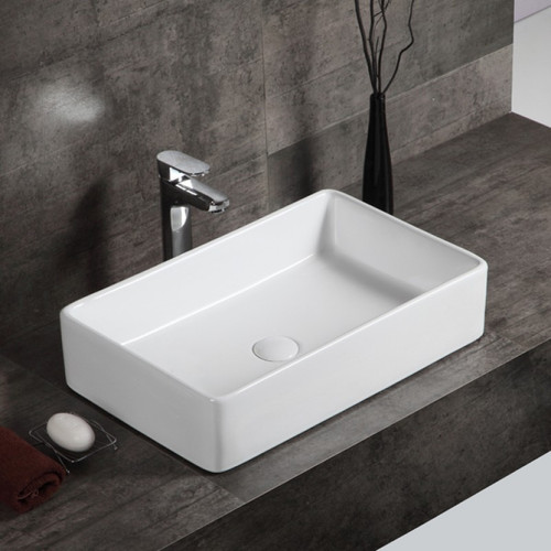 Lydia Ceramic Overmount Sink 19"