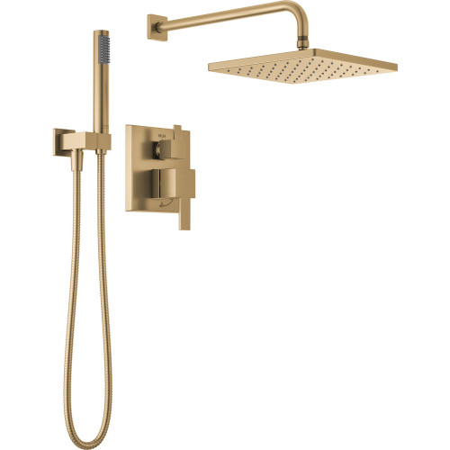 Delta MODERN Monitor 14 Series Shower with Raincan, Hand Shower & Rough ...