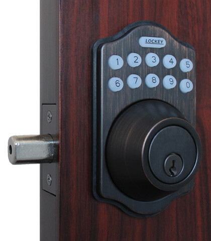 Lockey E-DIGITAL E910R Electronic Deadbolt Door Lock with REMOTE Option