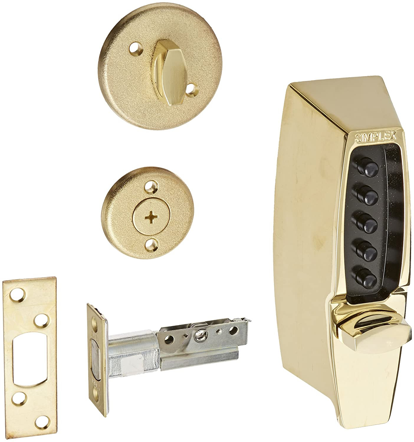 Dormakaba Simplex 7100 Series Model 7108 - Deadbolt with a 2 3/8 ...