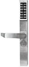 Alarm Lock PDL1300ET Exit Bar Trim Storefront Narrow Stile Pin Code or ...