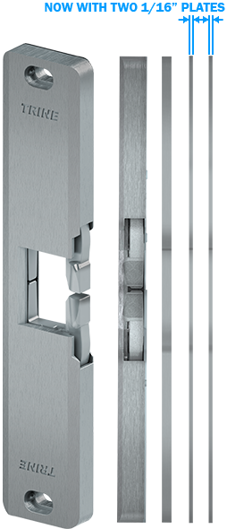 Trine 4850 Thin Surface Mount Rim Panic Device All In One Electric Strike