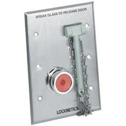 Schlage 741 Emergency Break Glass Release Push Button - KAL DOOR HARDWARE