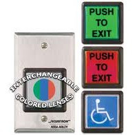 Securitron EEB2 Single Gang 2" Square Emergency Exit Button - KAL DOOR ...
