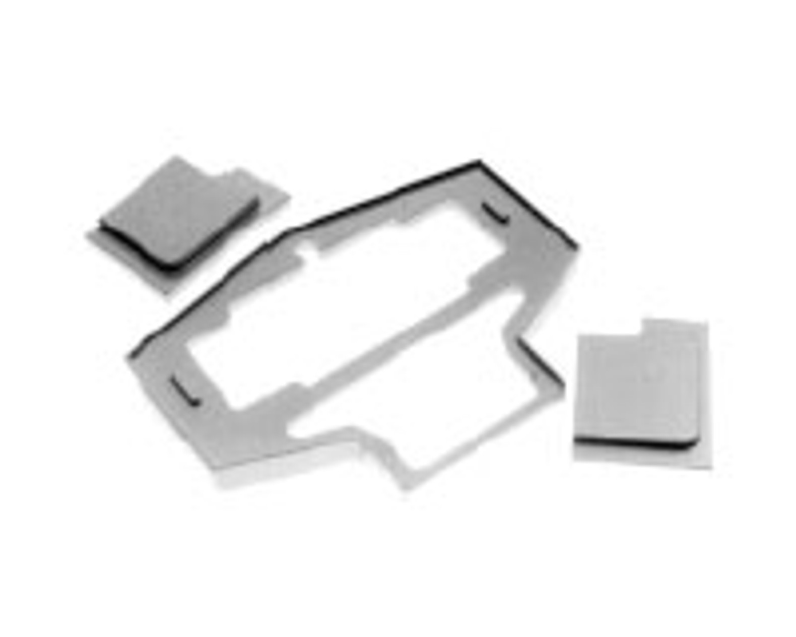 Simplex 74468-04-01 Riser Plates to Shim Lock 900 Series in Satin Brass