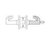 SARGENT 10G04 10 LINE CYLINDRICAL STOREROOM LOCK - KAL DOOR HARDWARE