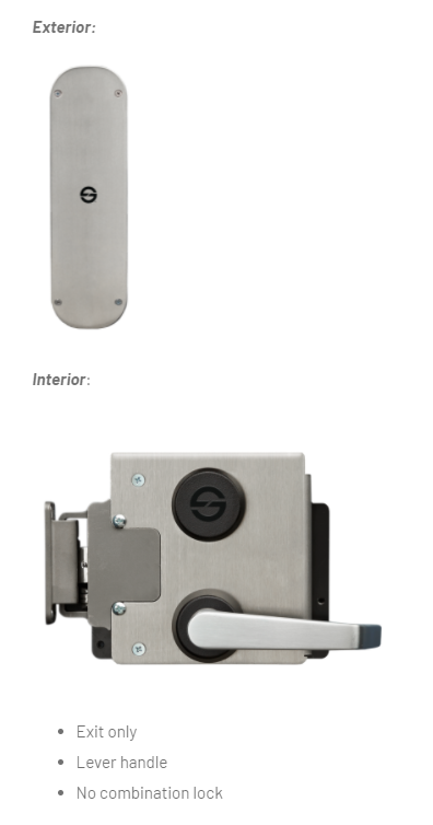 Sargent and Greenleaf S&G 2890C Pedestrian Door Lock