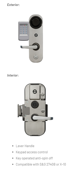 Sargent and Greenleaf S&G 2890C Pedestrian Door Lock