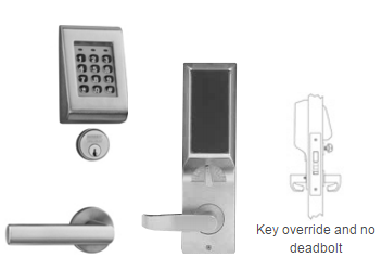 Sargent KP-8278-LNL-26D Keypad Entry w/ Cylinder less Deadbolt Mortise Lock