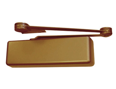 Cush Arm Door Closer, Left Hand, Statuary Bronze