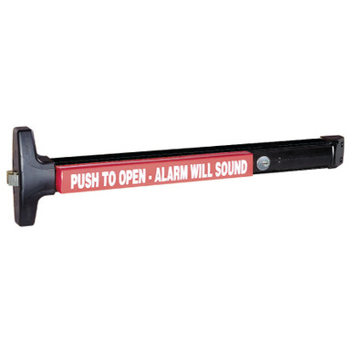 DETEX V40XEBX711 ALARMED RIM EXIT DEVICE (BATTERY) - KAL DOOR HARDWARE