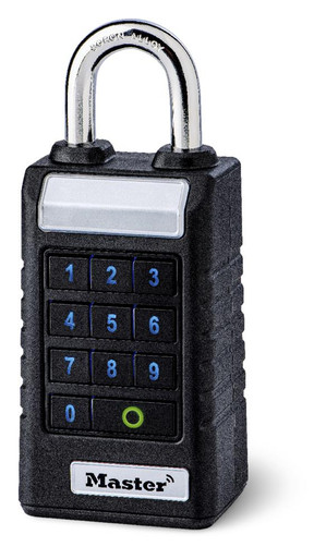 MASTER LOCK 6400ENT BLUETOOTH PADLOCK WITH KEYPAD STANDARD SHACKLE