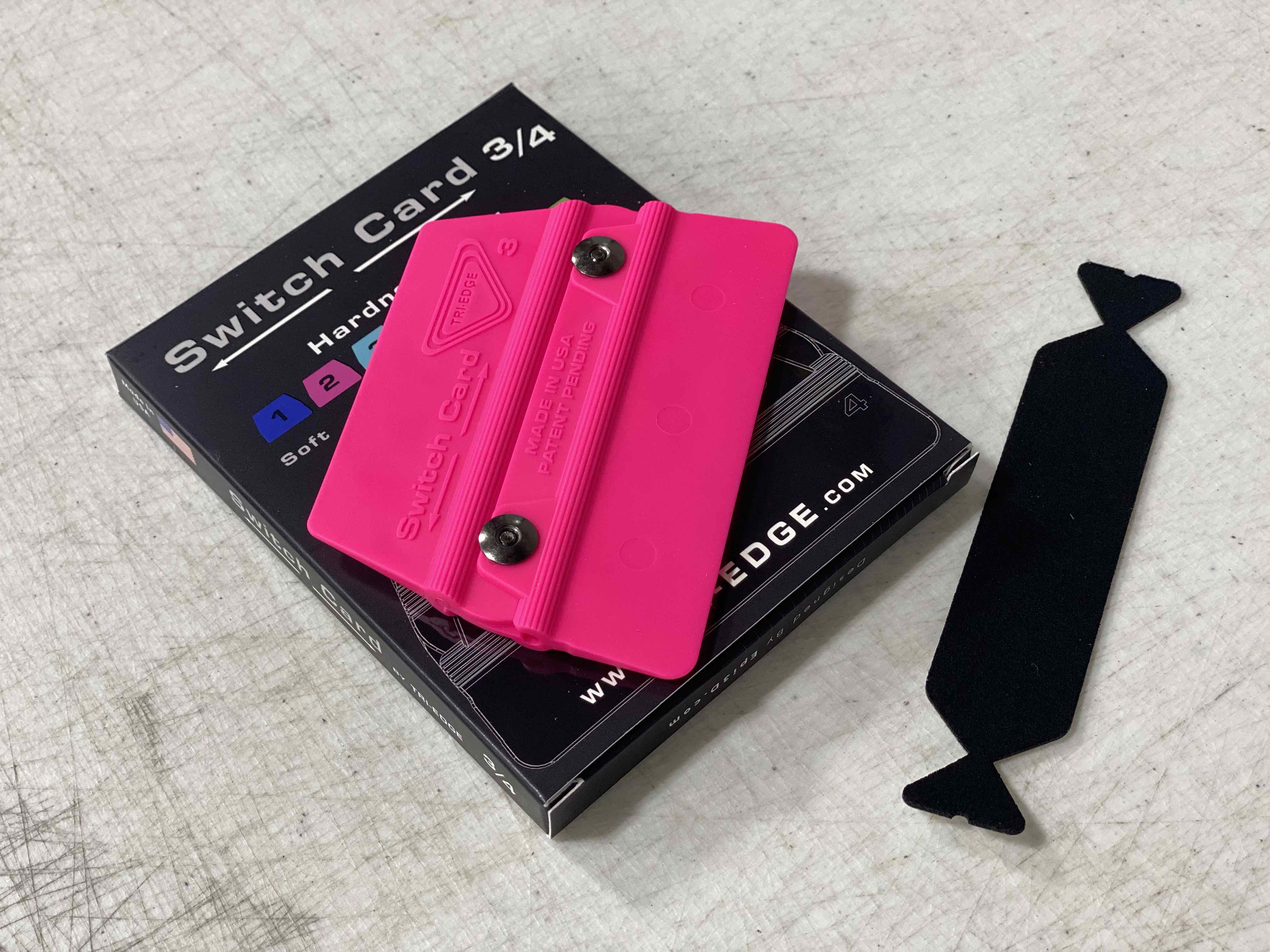 Pink 3/4 Switch Card