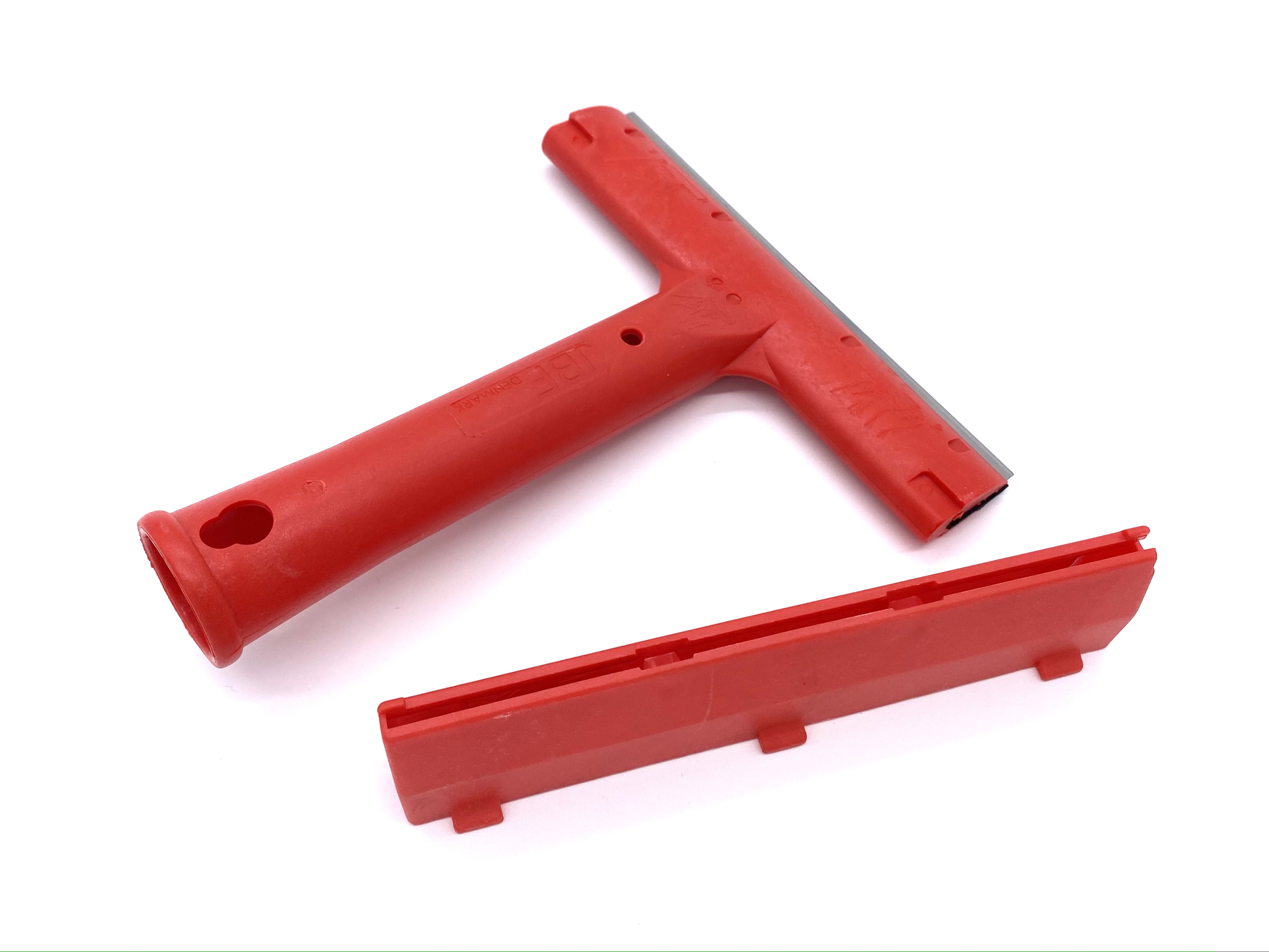 6" Red H/D Triumph Scraper