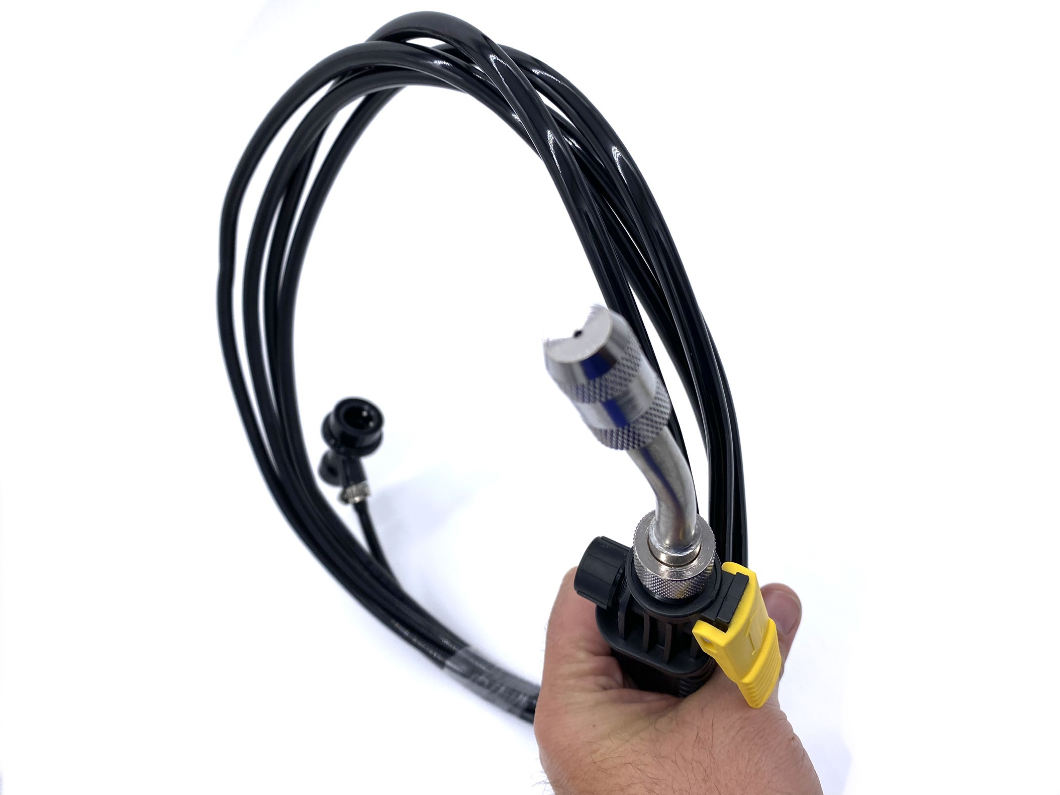 Metal Nozzle with Quick Disconnect for Stainless Steel Tanks and Kegs