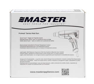 Proheat 1400A LCD Digital Professional Heat Gun & Kit | Master Appliance